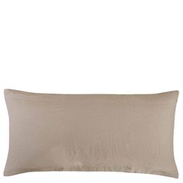 Zoeppritz Kissenbezug Stay 40x80 Kissenbezug beige - clay 100% Leinen