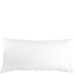 Zoeppritz Kissenbezug Stay 40x80 Kissenbezug beige - white 100% Leinen