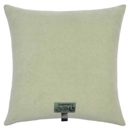 Zoeppritz Kissen Soft-Fleece 40x40 gr&uuml;n - milky green