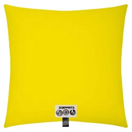 Zoeppritz Kissen Soft-Fleece 50x50 yellow