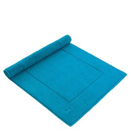 Zoeppritz Badaccessoires Superwuschel Badteppich 60x60 turquoise 100% Baumwolle