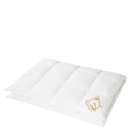 Zoeppritz Bettwaren 100 bayrische B&auml;hrchen 200x220 beige - white 100% Daunen