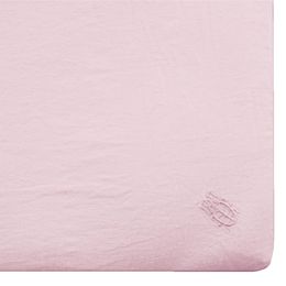 Zoeppritz Bettlaken Stay 180x200x30 rot - powder rose 100% Leinen
