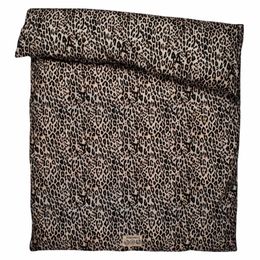 Zoeppritz Bettbezug Easy Leopard 155x220 beige - clay