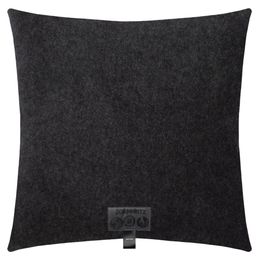 Zoeppritz Kissen Soft-Fleece 50x50 grau - anthracite mel.
