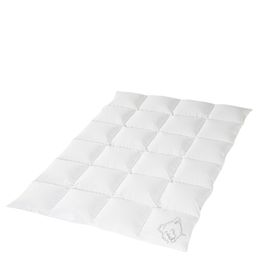 Zoeppritz Bettwaren 100 B&auml;hrchen 155x220 beige - white 100% Daunen