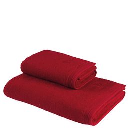 Zoeppritz Handtücher Superwuschel 60x110 rot - ruby 100% Baumwolle