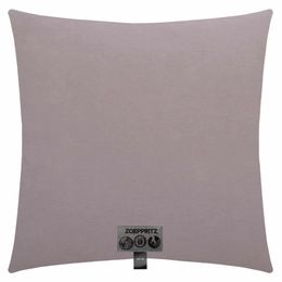 Zoeppritz Kissen Soft-Fleece 50x50 grau - light grey mel.