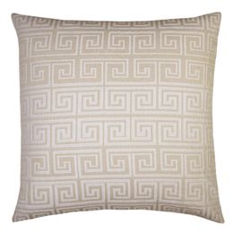 Zoeppritz Kissen Sunny Leg 80x80 beige - white 100% Baumwolle
