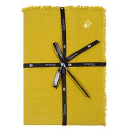 Zoeppritz Tischw&auml;sche Sale Stay 145x250 yellow - curry 100% Leinen