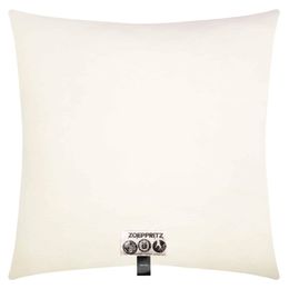 Zoeppritz Kissen Soft-Fleece 50x50 beige - offwhite