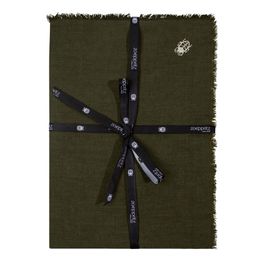 Zoeppritz Tischw&auml;sche Sale Stay 145x250 gr&uuml;n - huntergreen 100% Leinen