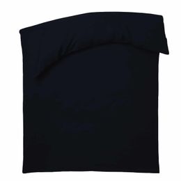 Zoeppritz Bettbezug Stay 200x200 blau - dark marina 100% Leinen