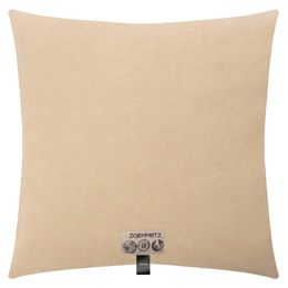 Zoeppritz Kissen Soft-Fleece 50x50 beige - sand