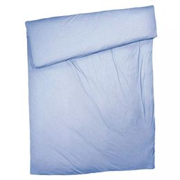 Zoeppritz Bettbezug Chill Out 200x200 blau - azur 100% Baumwolle