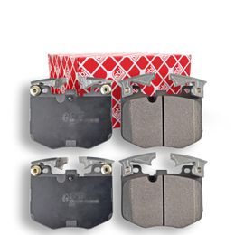 febi bilstein Bremsbelagsatz, Scheibenbremse vorne rechts links für TOYOTA BMW (BRILLIANCE) 34116889570 04465-WAA04 34116880734 116430