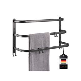bremermann Wand-Handtuchhalte schwarz | Gr.: onesize