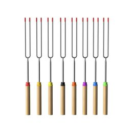 Intirilife 8x Grillspieße mit Aufbewahrungstasche in Bunt | Gr.: onesize