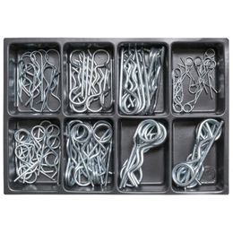Sortimentskoffer Federstecker GRANIT BLACK EDITION, Tiefe (mm) 230, Breite (mm) 330, H&ouml;he (mm) 50