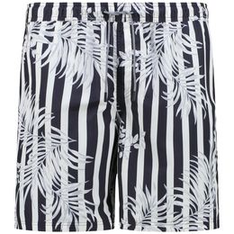 Jack & Jones Große Größen Jack&Jones Badeshorts mit Taschen Farbe schwarz Größe: W42