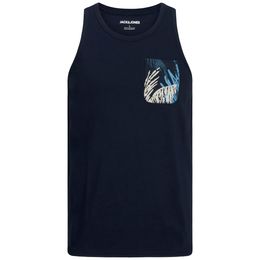 Jack & Jones Große Größen Jack&Jones Tanktop mit Print Farbe marine Größe: 6XL