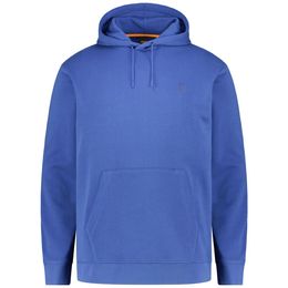 Große Größen BOSS Hoodie aus Biobaumwolle Farbe blau Größe: 5XL