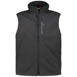 Gro&szlig;e Gr&ouml;&szlig;en Wellensteyn Softshellweste "Alpinus-Vest" mit Stretch, wasserabweisend Farbe schwarz Gr&ouml;&szlig;e: 3XL