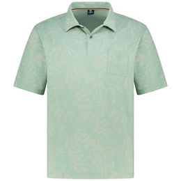 Große Größen Lerros Poloshirt mit Stretch Farbe grün Größe: 5XL