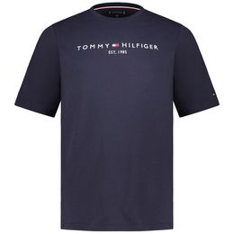Große Größen Tommy Hilfiger T-Shirt aus Baumwolle Farbe marine Größe: 5XL