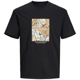 Jack & Jones Herren Gro&szlig;e Gr&ouml;&szlig;en | Jack&Jones T-Shirt mit Print Farbe schwarz Gr&ouml;&szlig;e: 3XL