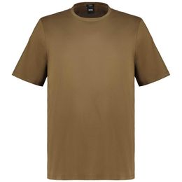 Gro&szlig;e Gr&ouml;&szlig;en BOSS T-Shirt aus merzerisierter Baumwolle Farbe khaki Gr&ouml;&szlig;e: 4XL