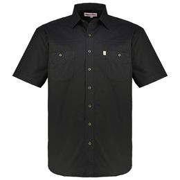 Gro&szlig;e Gr&ouml;&szlig;en Kamro Freizeithemd aus Baumwolle Farbe schwarz Gr&ouml;&szlig;e: 3XL