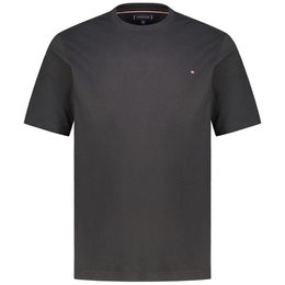 Große Größen Tommy Hilfiger T-Shirt aus Baumwolle Farbe schwarz Größe: 4XL