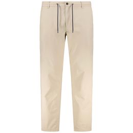 Große Größen Lerros Stretch-Chinos "Creston" mit Dehnbund Farbe beige Größe: 42/34