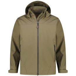 Gro&szlig;e Gr&ouml;&szlig;en Hubertus Softshelljacke Farbe oliv Gr&ouml;&szlig;e: 3XL