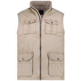 Gro&szlig;e Gr&ouml;&szlig;en Redpoint Outdoor-Weste Farbe beige Gr&ouml;&szlig;e: 4XL