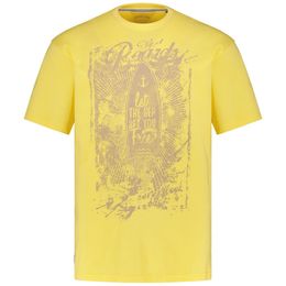 Große Größen Redfield T-Shirt mit Motiv-Print Farbe gelb Größe: 3XL