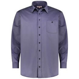 Große Größen Kamro Freizeithemd mit Stretch Farbe anthrazit Größe: 3XL