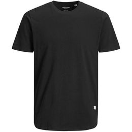 Jack & Jones Gro&szlig;e Gr&ouml;&szlig;en Jack&Jones T-Shirt mit Biobaumwolle Farbe schwarz Gr&ouml;&szlig;e: 4XL