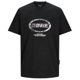 Jack & Jones Gro&szlig;e Gr&ouml;&szlig;en Jack&Jones T-Shirt mit Print Farbe schwarz Gr&ouml;&szlig;e: 4XL