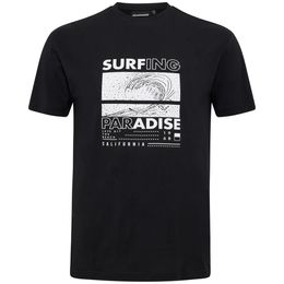 Gro&szlig;e Gr&ouml;&szlig;en North T-Shirt mit Foto-Print Farbe schwarz Gr&ouml;&szlig;e: 3XL