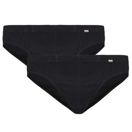 Große Größen ADAMO Doppelpack Slips mit Elasthan Farbe schwarz Größe: 8