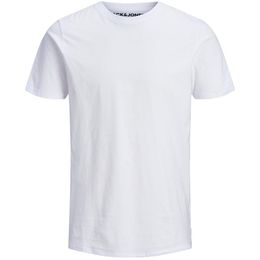 Jack & Jones Gro&szlig;e Gr&ouml;&szlig;en Jack&Jones T-Shirt aus Biobaumwolle Farbe wei&szlig; Gr&ouml;&szlig;e: 6XL