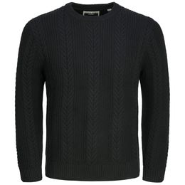 Jack & Jones Gro&szlig;e Gr&ouml;&szlig;en Jack&Jones Strickpullover Farbe schwarz Gr&ouml;&szlig;e: 6XL