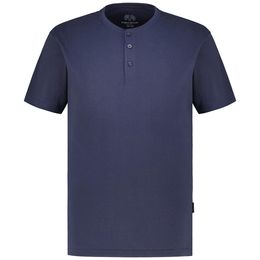 Gro&szlig;e Gr&ouml;&szlig;en Ceceba Homewear Shirt mit Serafinokragen Farbe blau Gr&ouml;&szlig;e: 58