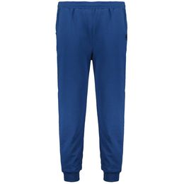 Große Größen Ahorn Jogginghose mit Taschen Farbe blau Größe: 4XL