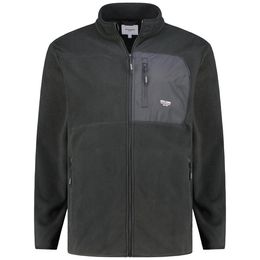 Jack & Jones Große Größen Jack&Jones Fleecejacke Farbe schwarz Größe: 5XL