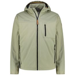 Große Größen Camel Active Softshelljacke, wasser- und schmutzabweisend Farbe oliv Größe: 64