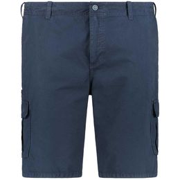 Große Größen Bugatti Cargo-Shorts aus Baumwolle Farbe marine Größe: 31