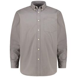 Große Größen Camel Active Freizeithemd mit Garment-Dye-Färbung Farbe grau Größe: 3XL